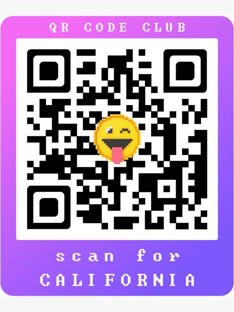 "Scan for California, Qr Code Funny Memes -34 " Poster for Sale by ...