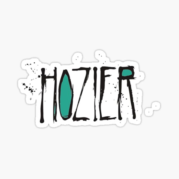 "Hozier Logo Design " Sticker for Sale by JetdhroShadw | Redbubble