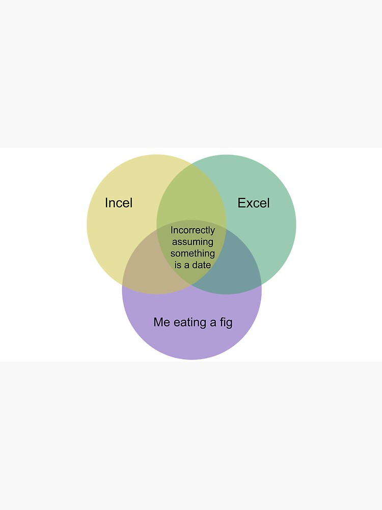 Gorro de pescador «Diagrama de Venn de la figura de Incel Excel» de ...