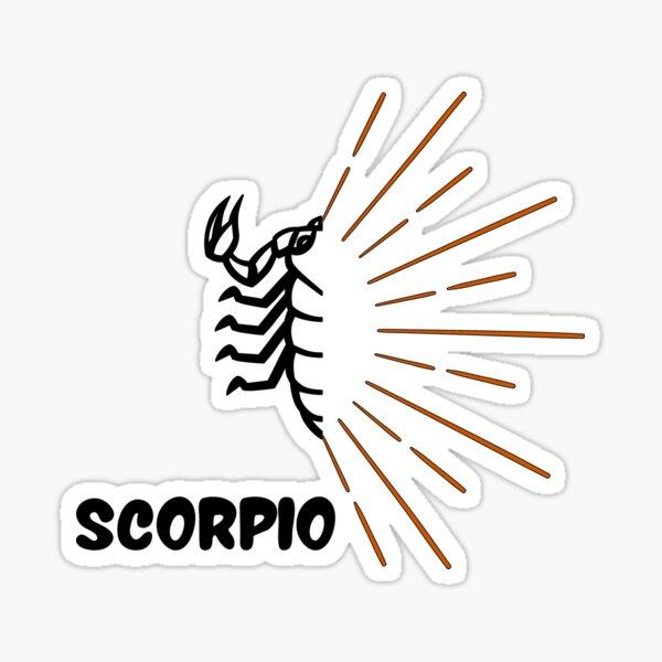 "Scorpio" Sticker for Sale by FreshWrinkle | Redbubble