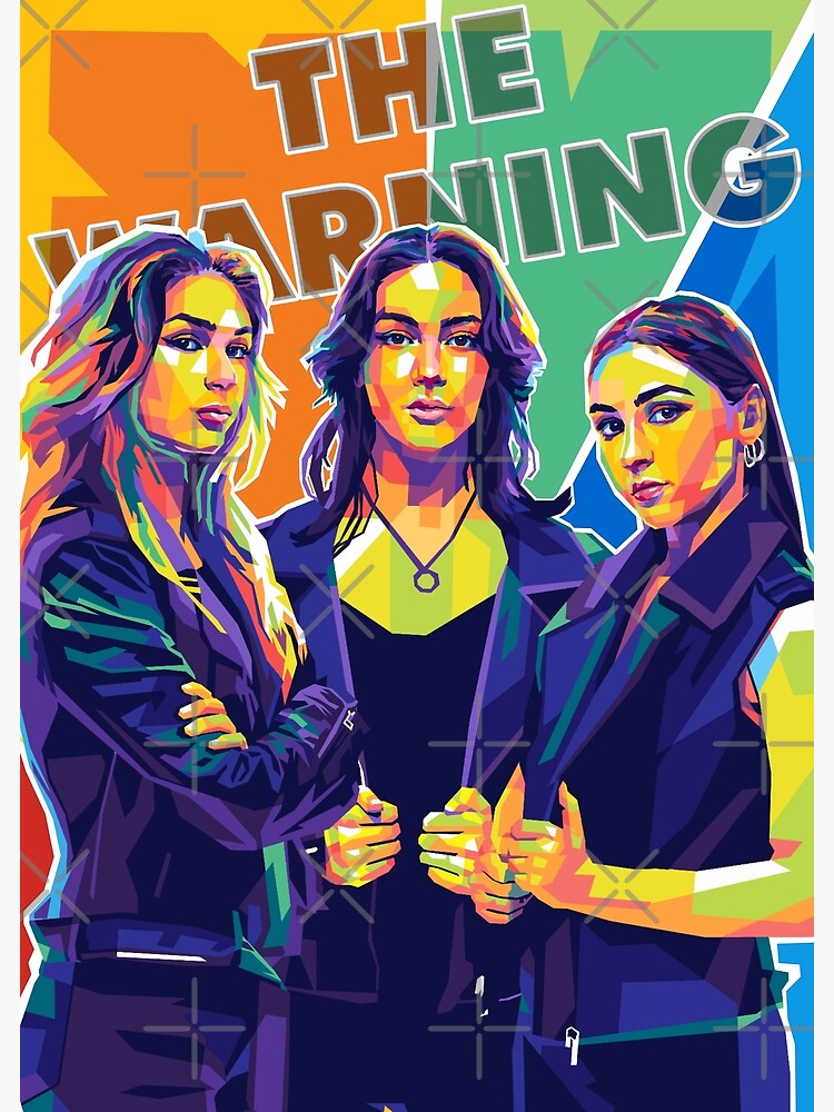 "The Warning Pop art style" Poster for Sale by Dhega | Redbubble