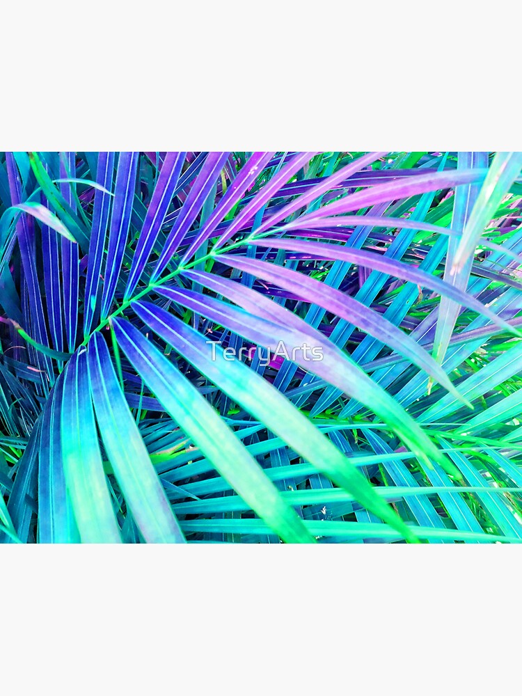 "Botanical Fun Tropical Palm Fronds Tropicalcore Beachy Vibes 2 of 4 ...