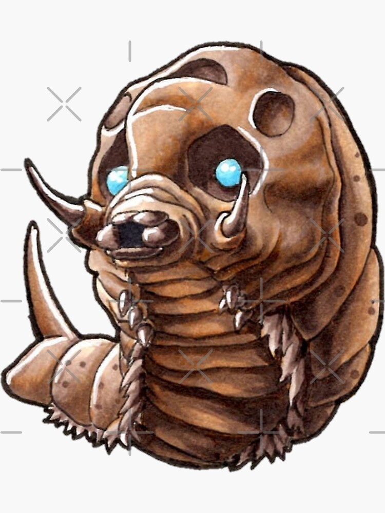 "Baby Mothra" Sticker for Sale by TRIMERCH | Redbubble