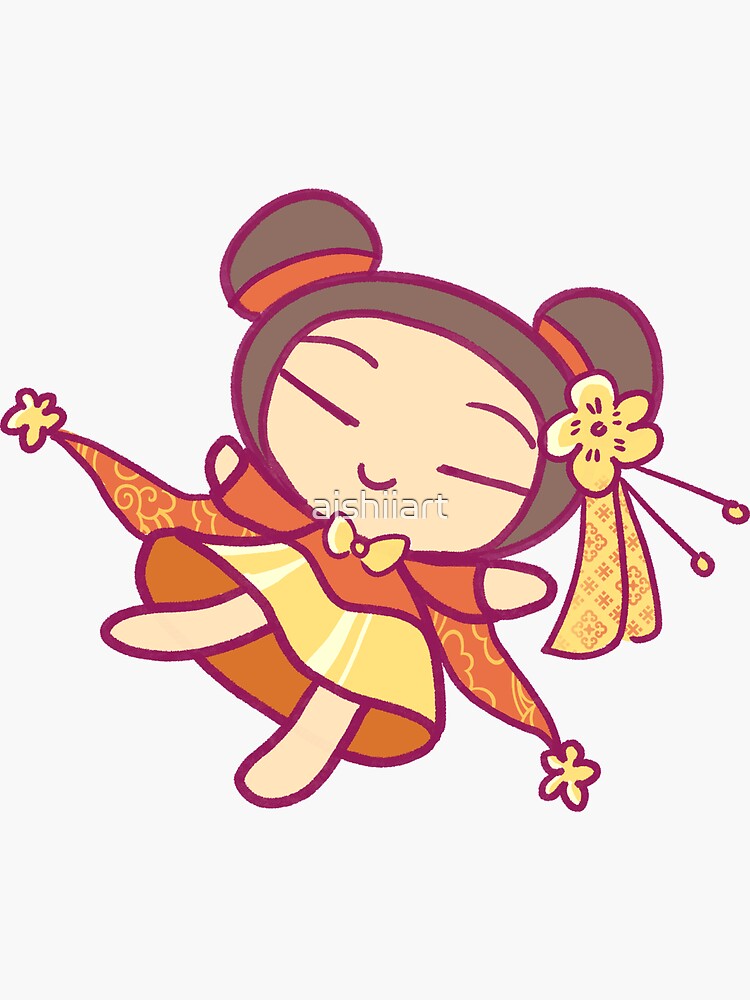 "Lunar New Year Magical Girl Pucca" Sticker for Sale by aishiiart ...