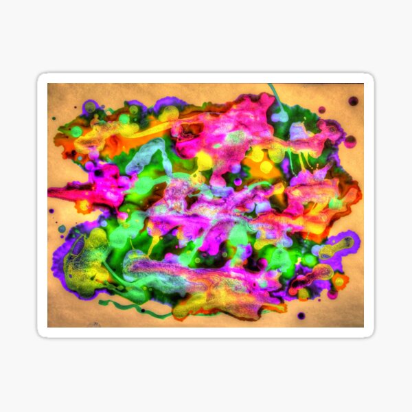 "Bold Madness Enhanced" Sticker for Sale by TinaWakefield | Redbubble