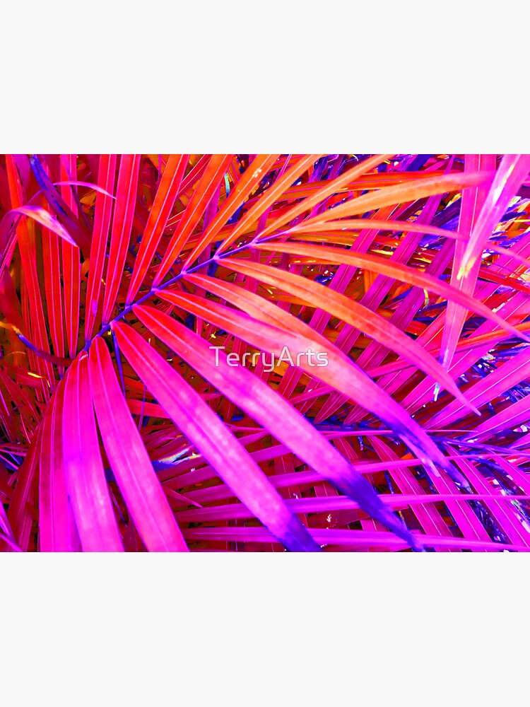 "Botanical Fun Tropical Palm Fronds Tropicalcore Beachy Vibes 4 of 4 ...