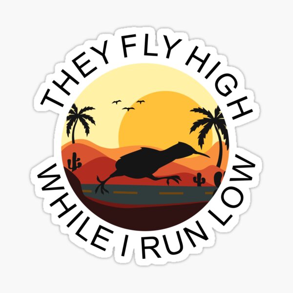 "Kiwi they fly high while I run low" Sticker for Sale by NJayso | Redbubble
