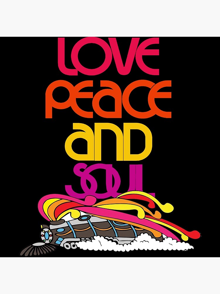 "Love Peace And Soul Train Logo" Poster for Sale by dardargo | Redbubble