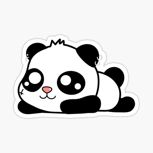 "Emo Panda" Sticker for Sale by Tiera Williams | Redbubble