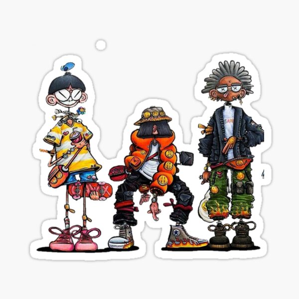 "BAD BOYS" Sticker for Sale by KLOBOX | Redbubble