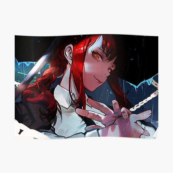 "Makima" Poster for Sale by anitrends | Redbubble