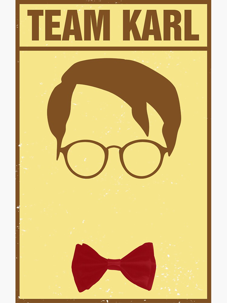 "Team Karl Fan I Team Lauterbach Fan" Sticker for Sale by Dodgefather ...