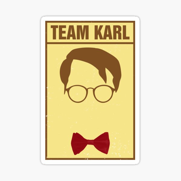 "Team Karl Fan I Team Lauterbach Fan" Sticker for Sale by Dodgefather ...