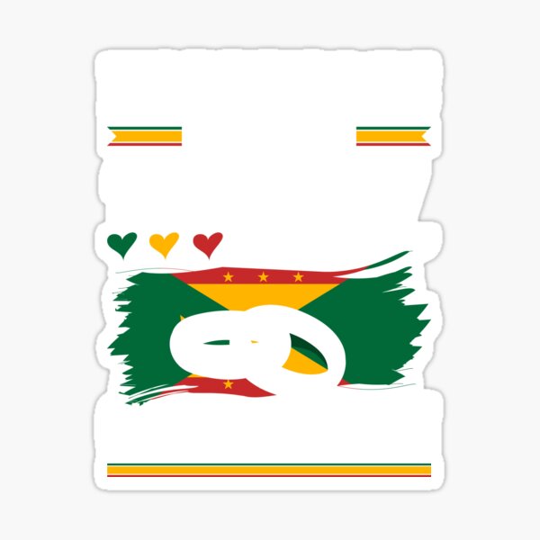 "Grenada Grenadian Grenadian Flag Marriage Quote" Sticker for Sale by ...