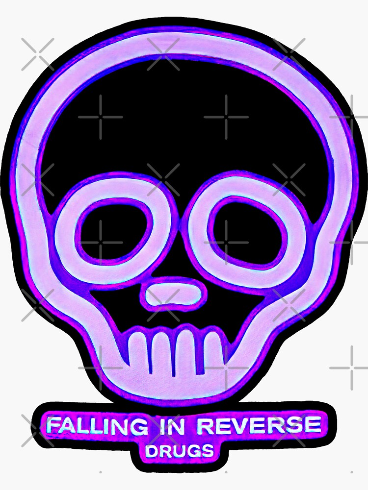 "blue neon head" Sticker for Sale by Repla1970 | Redbubble