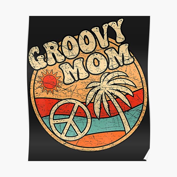 "Groovy Mom 70s Aesthetic Nostalgia 1970's Retro Mom Gift For Love ...