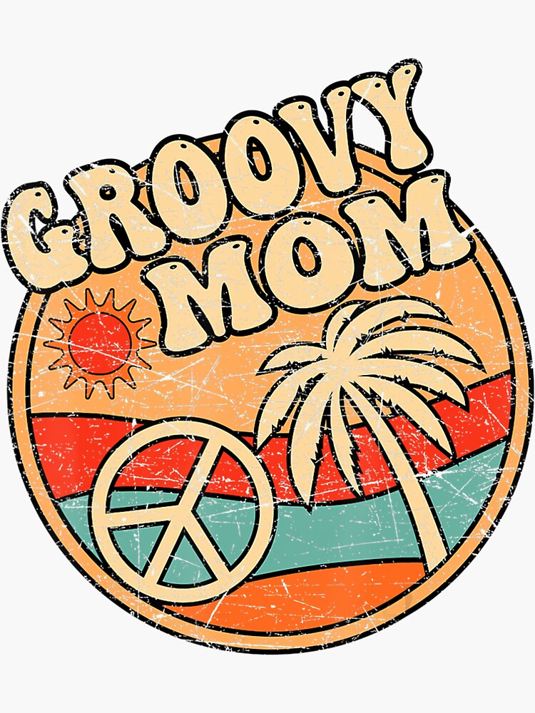 "Groovy Mom 70s Aesthetic Nostalgia 1970's Retro Mom Gift For Love ...