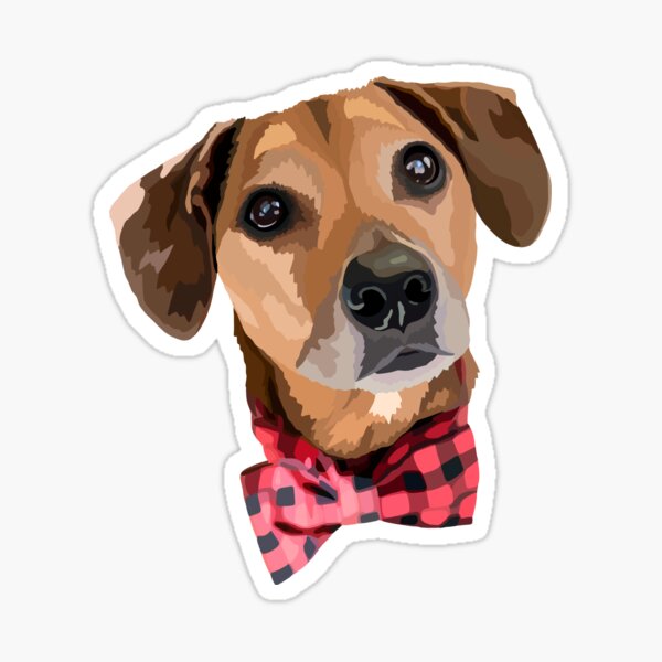 "Otis" Sticker for Sale by KatsDogs | Redbubble