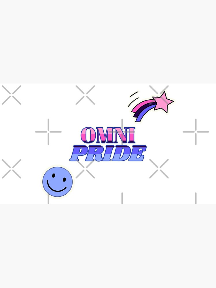 "Omni Pride Shooting Star Smiley Face Omni Pride Flag Cute Omni Pride ...