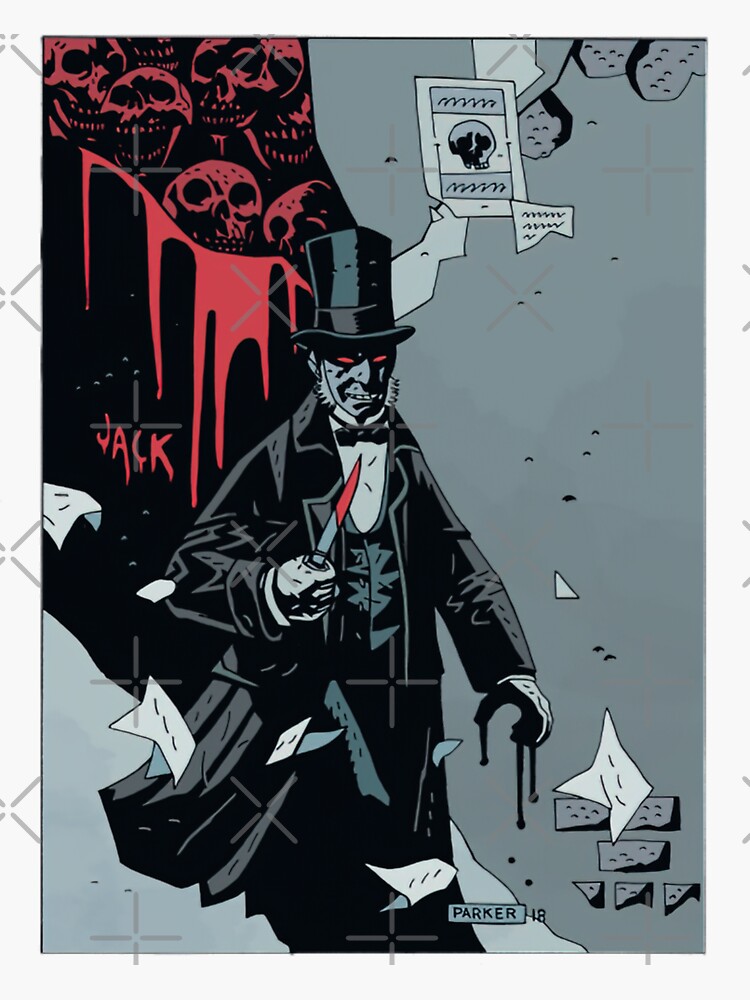 "RIPPER " Sticker for Sale by EtienneLevesque | Redbubble