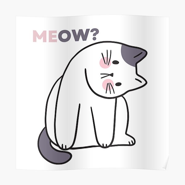 "Neapolitan Cat" Poster for Sale by joieraw | Redbubble