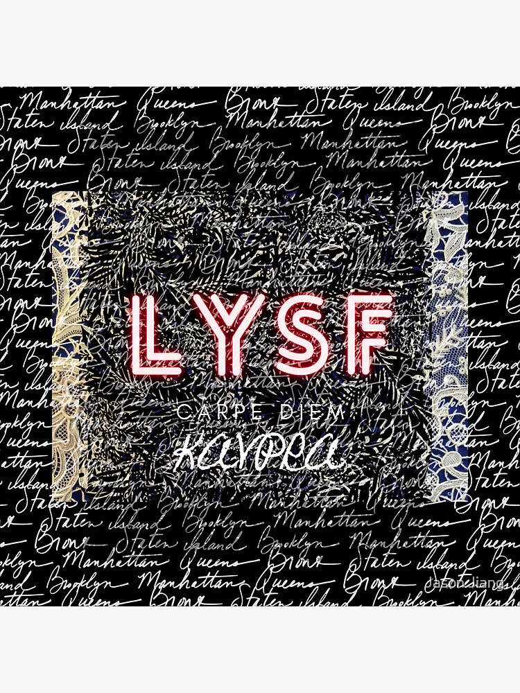 "LYSF - Carpe Diem" Sticker for Sale by 4-Birds | Redbubble