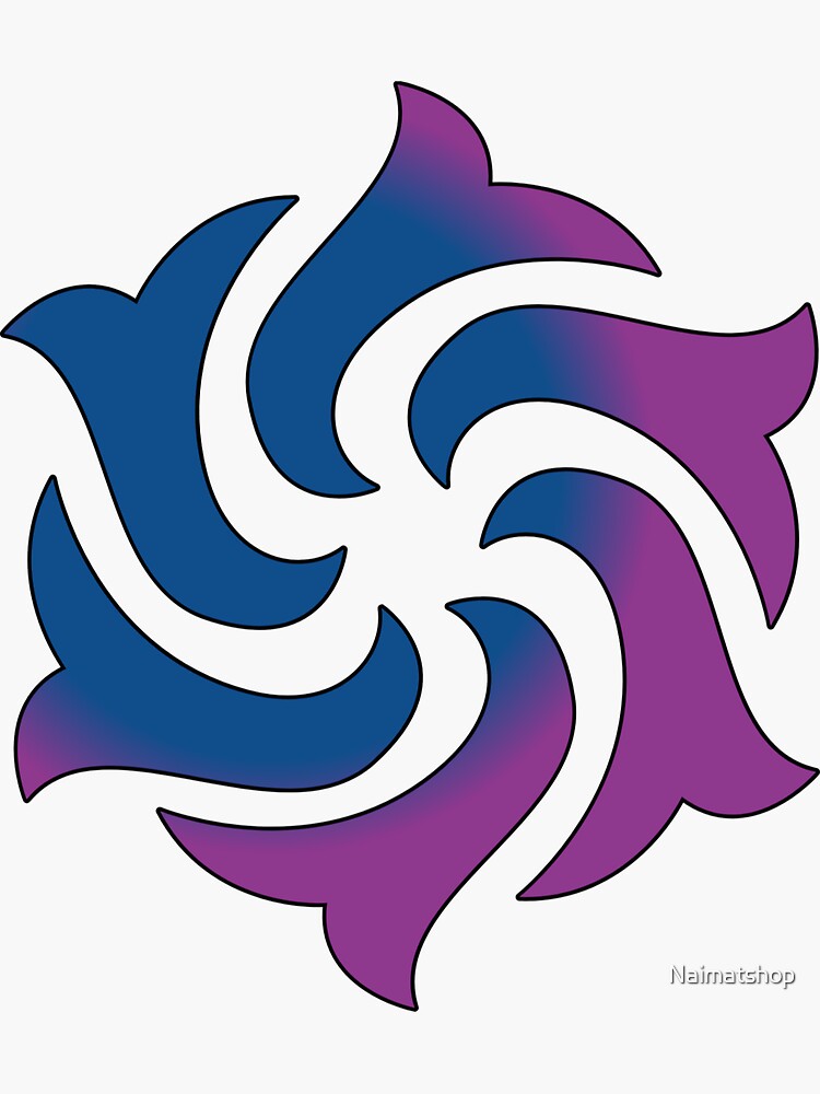 "Rotation " Sticker for Sale by Naimatshop | Redbubble