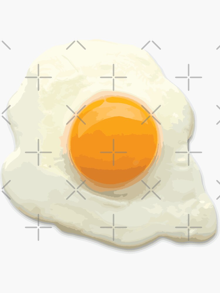 "Sunny Side Up" Sticker for Sale by linarangel | Redbubble