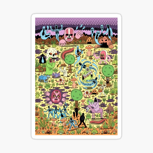 "Ghost World " Sticker for Sale by jackteagle | Redbubble