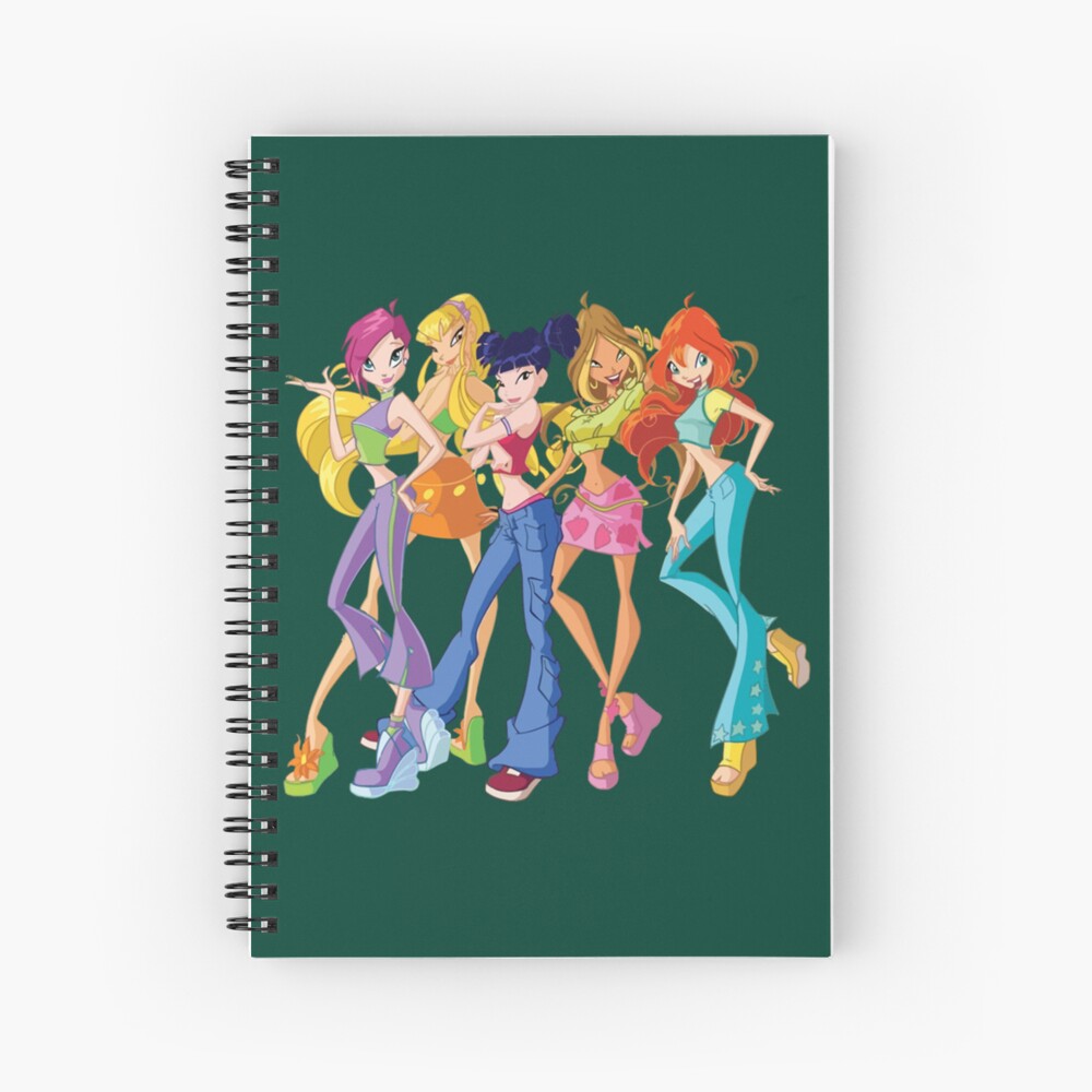 "menunggu-Winx-Club-kehadiranmu Premium Scoop " Spiral Notebook for ...