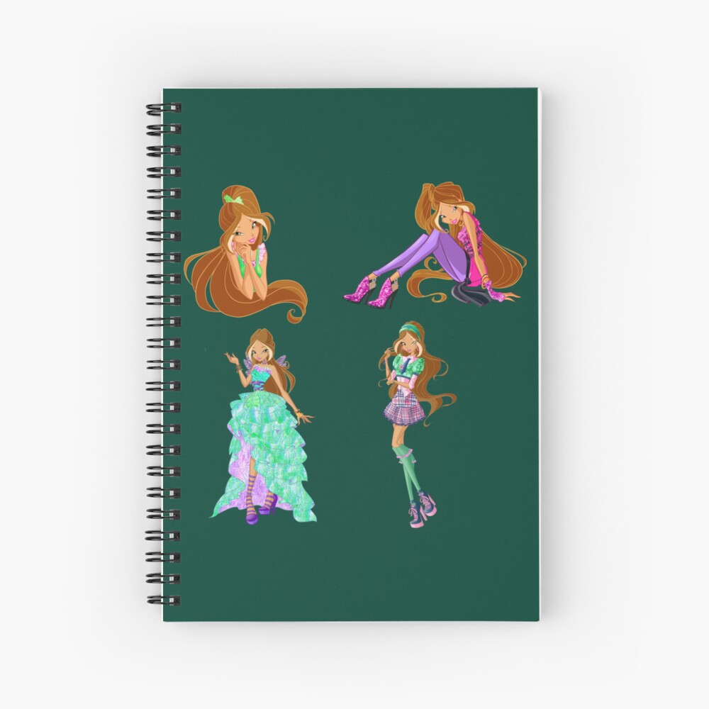"Pack of Winx Club Character Fairies - Transparent Background " Spiral ...