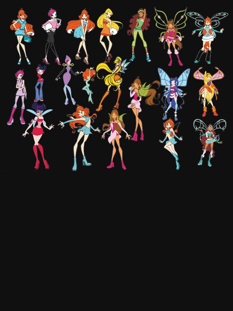 "Winx Club " T-shirt for Sale by DudleyTimothy | Redbubble | winx club ...