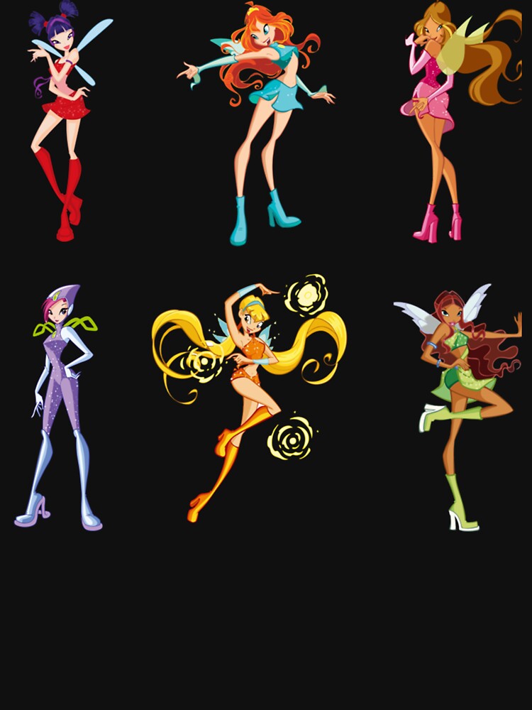 "Winx Club Set Believix " T-shirt for Sale by DudleyTimothy | Redbubble ...