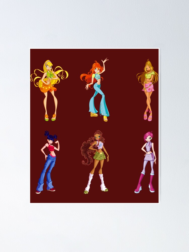 "Winx Club Set school normal " Poster for Sale by DudleyTimothy | Redbubble