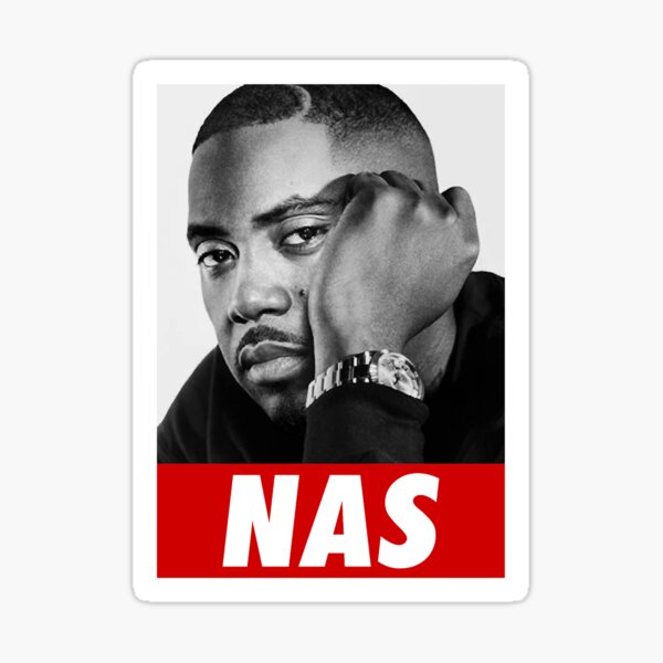 "NAS rapper hope vintage" Sticker for Sale by JUDIRODRIGUEZ | Redbubble