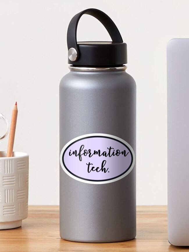 "Information Technology / IT Subject Label For Notebook" Sticker for ...