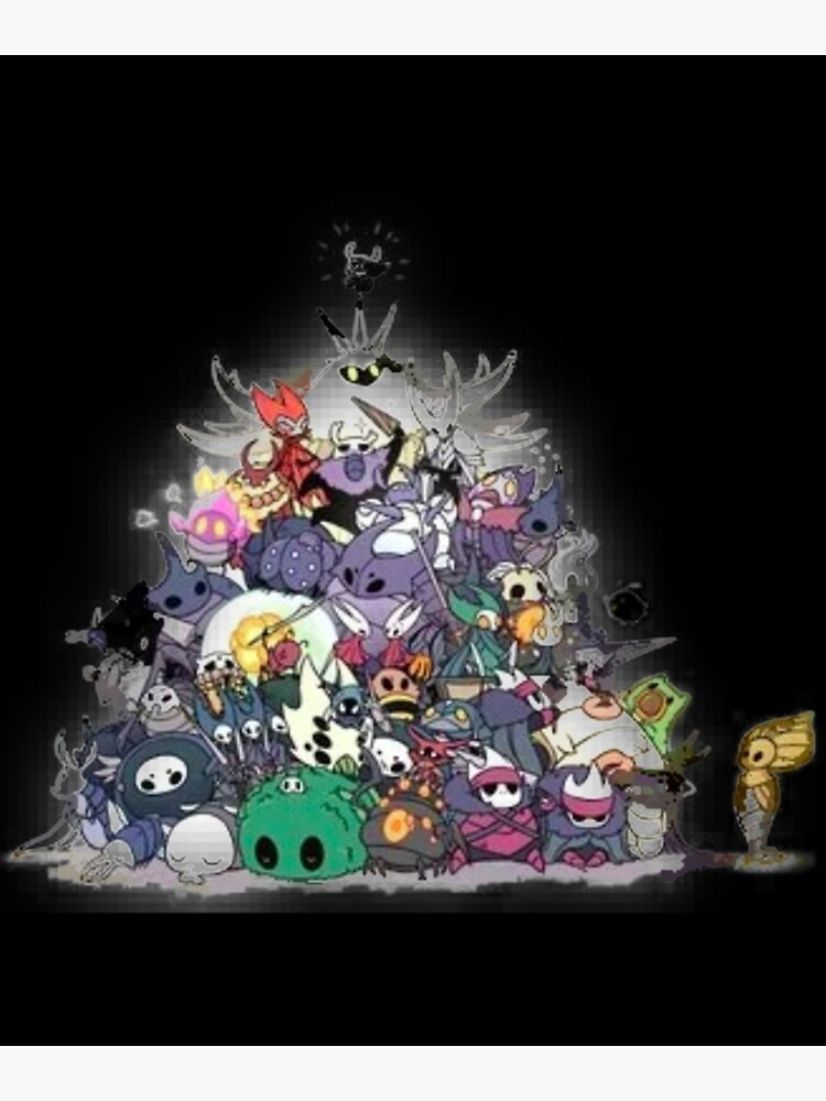 "Every hollow knight character " Poster for Sale by SocialSteesR ...