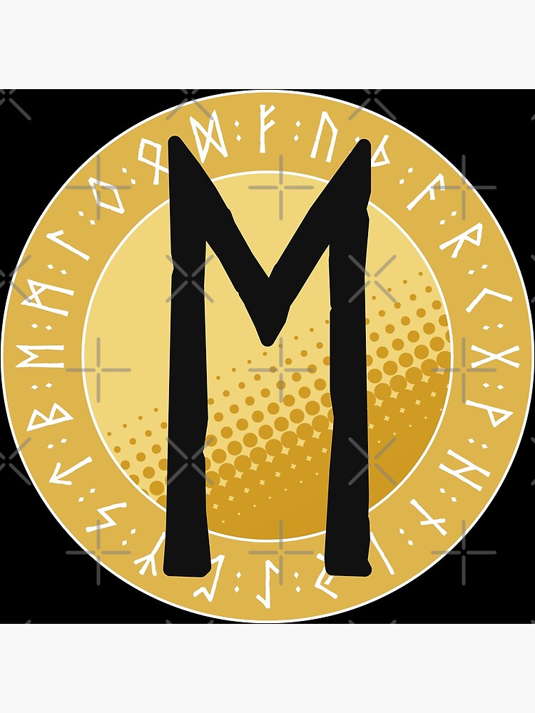 "Viking Runes and Runic Symbols - Ehwaz (Horse)" Poster for Sale by ...