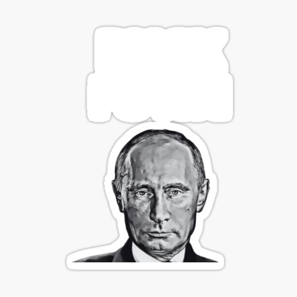 "Meme Putin Face" Sticker for Sale by Solvers199Shio | Redbubble