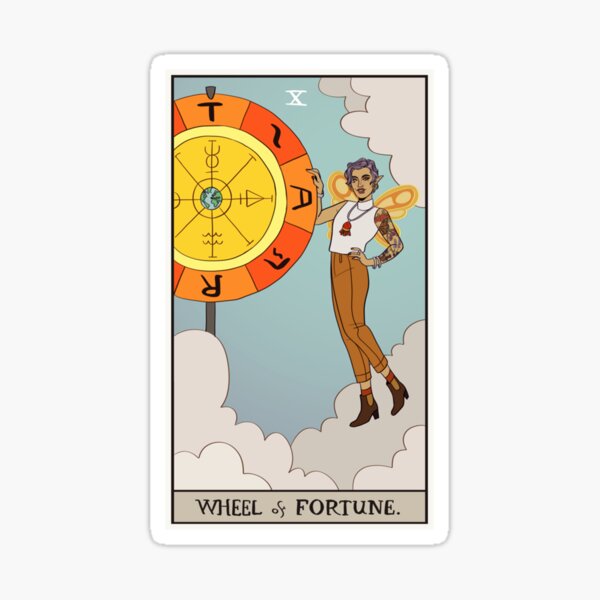 "wheel of fortune " Sticker for Sale by LuciaLara | Redbubble