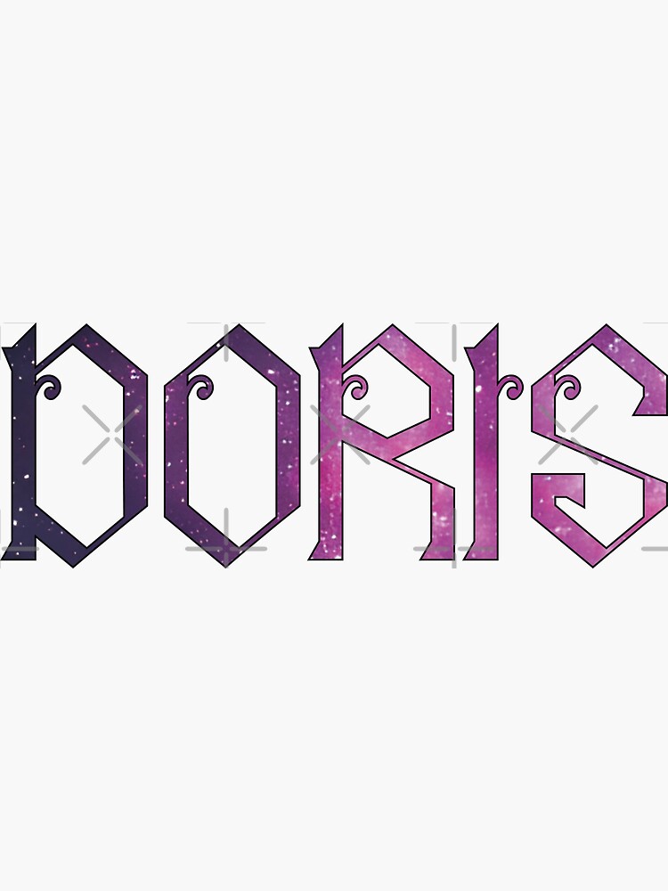 "DORIS Name I - My name is DORIS - typography name - Galaxy Vibe ...
