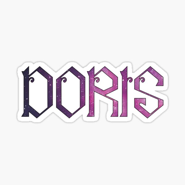 "DORIS Name I - My name is DORIS - typography name - Galaxy Vibe ...