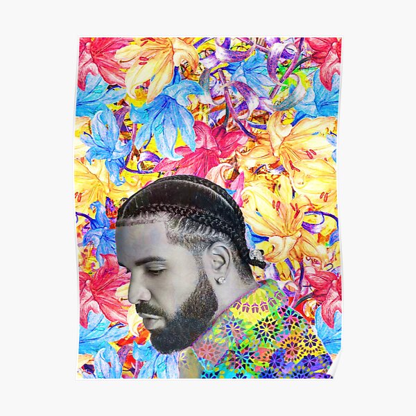 "Drake Portrait artwork" Poster for Sale by Zanolino | Redbubble