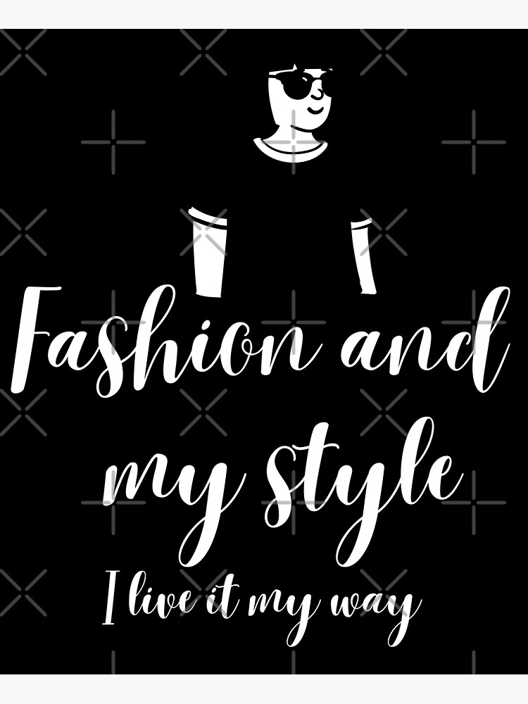 "Fashion and my style" Sticker for Sale by corihjane24 | Redbubble