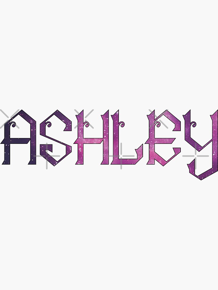 "ASHLEY Name I - My name is ASHLEY - typography name - Galaxy Vibe ...
