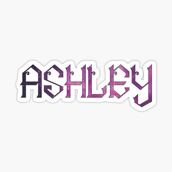 "ASHLEY Name I - My name is ASHLEY - typography name - Galaxy Vibe ...