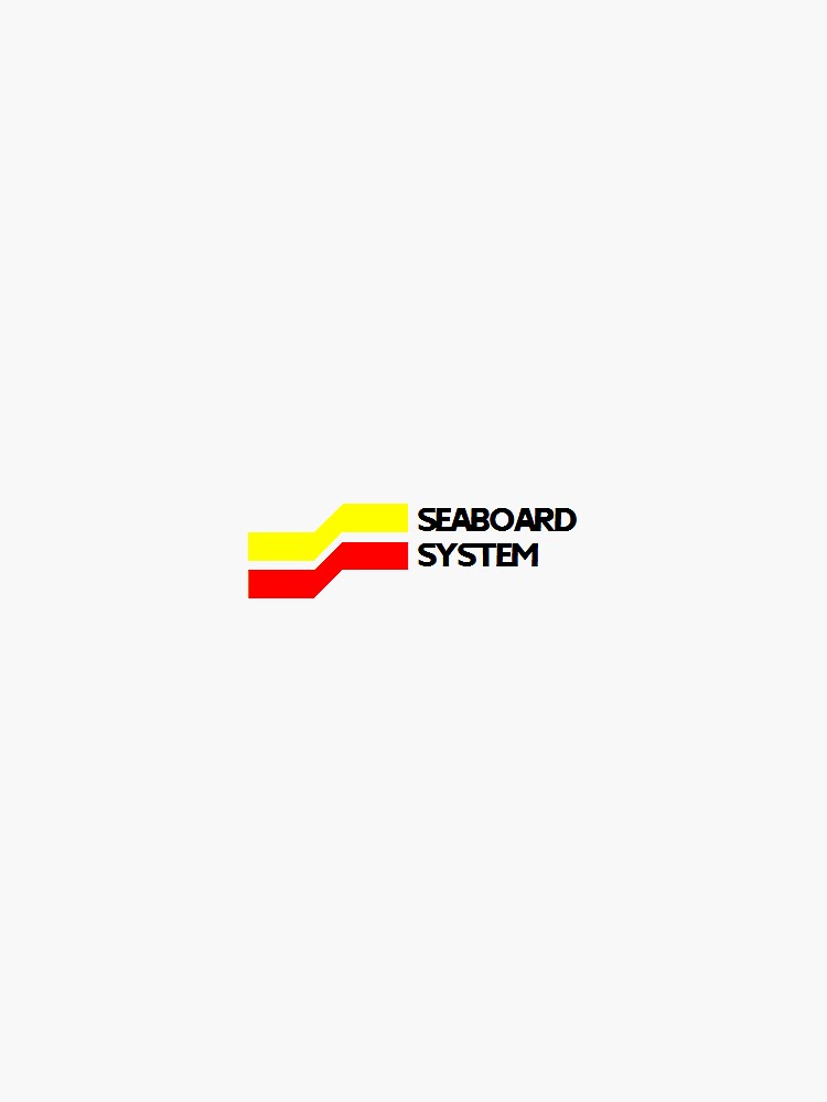 "Seaboard System Logo" Sticker for Sale by Borderskiper | Redbubble