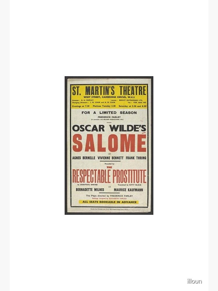 "Poster Salome Oscar Wilde Vintage" Poster for Sale by illoun | Redbubble