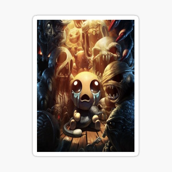 "The binding of Isaac" Sticker for Sale by Bryan-shop20 | Redbubble