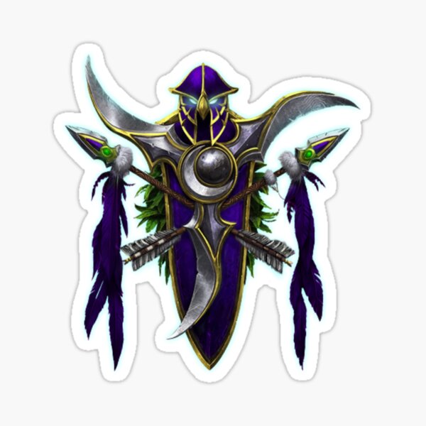 "Night elf crest" Sticker for Sale by SprinT-Shirt | Redbubble